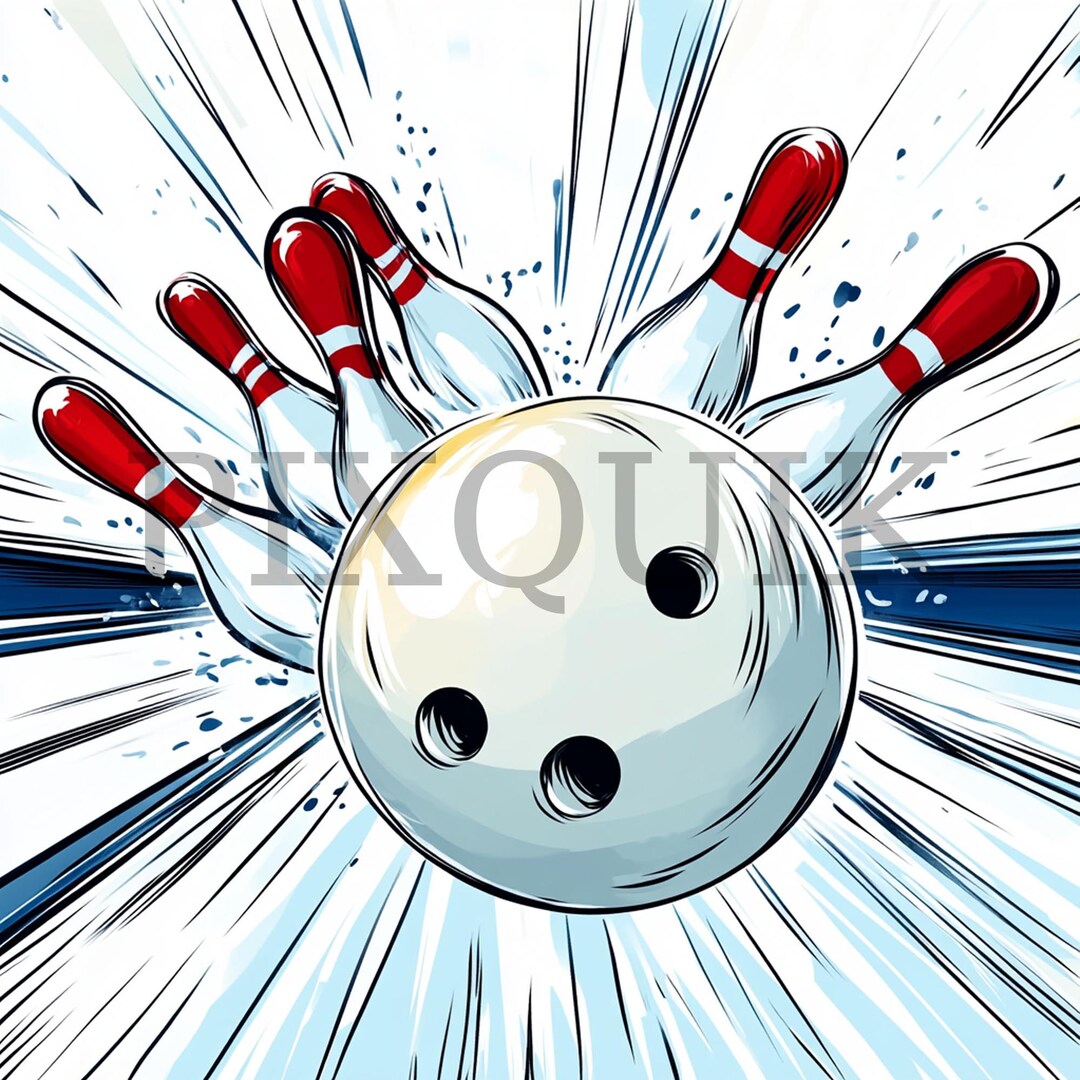 Bowling Ball Clipart | 10 JPG Files | Card Making | Digital Paper ...