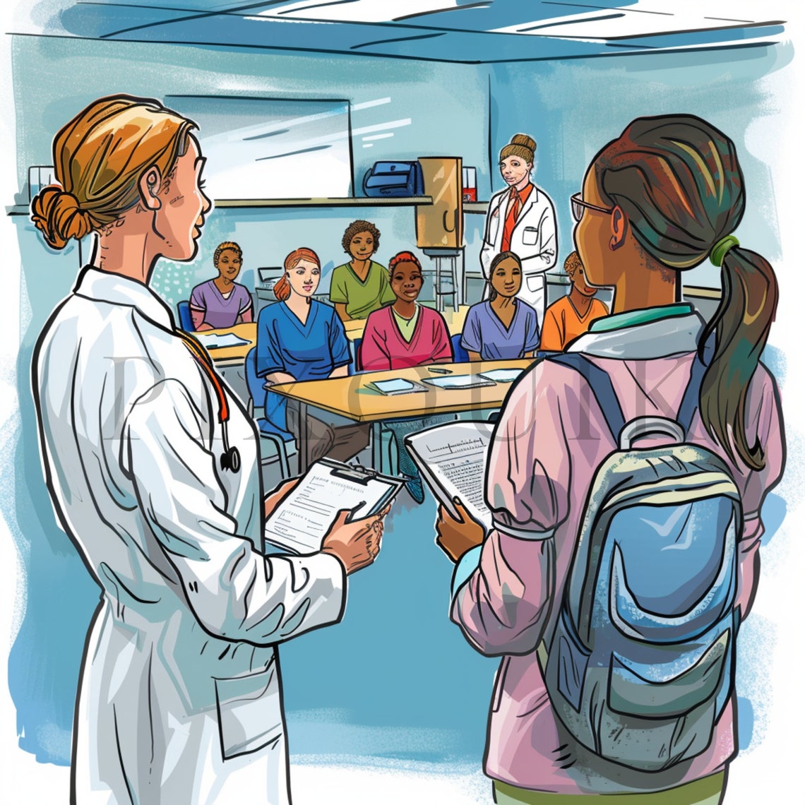 Nurse Education Clipart | Medical School Jpgs (digital Download) - Etsy