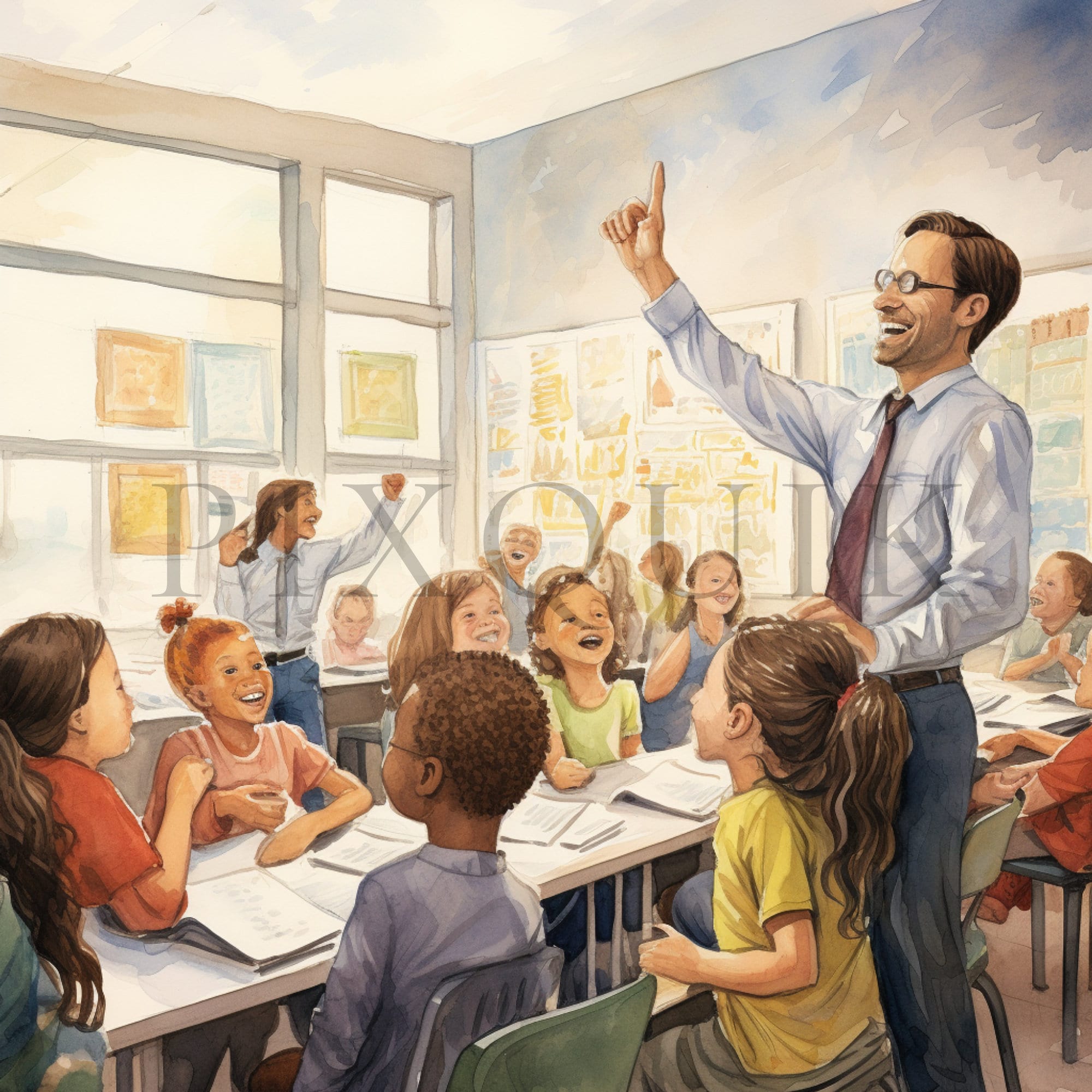 School Teacher Clipart 10 High Quality Jpgs Digital Download ...