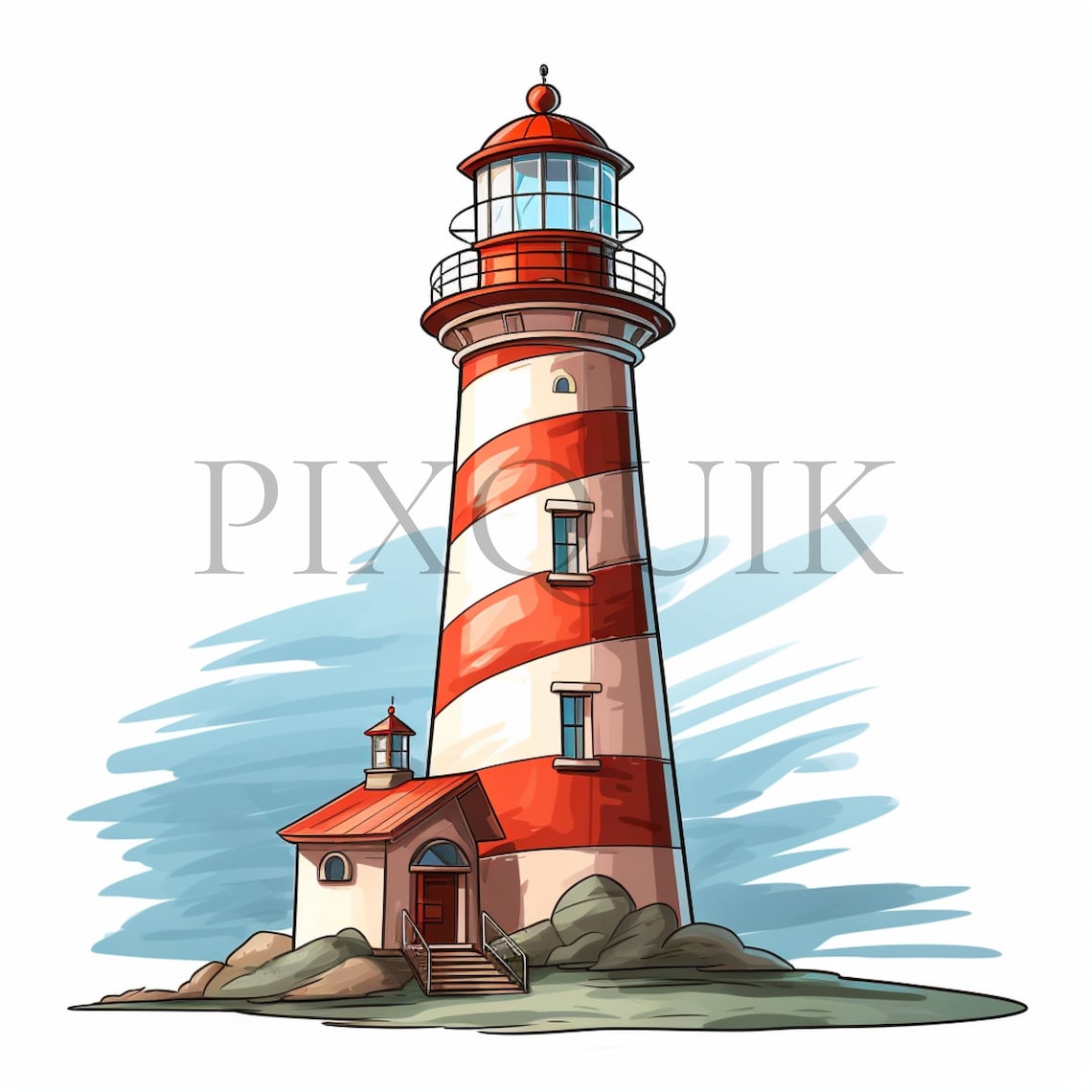 Lighthouses Clipart High Quality JPG Commercial Use, Papercraft ...