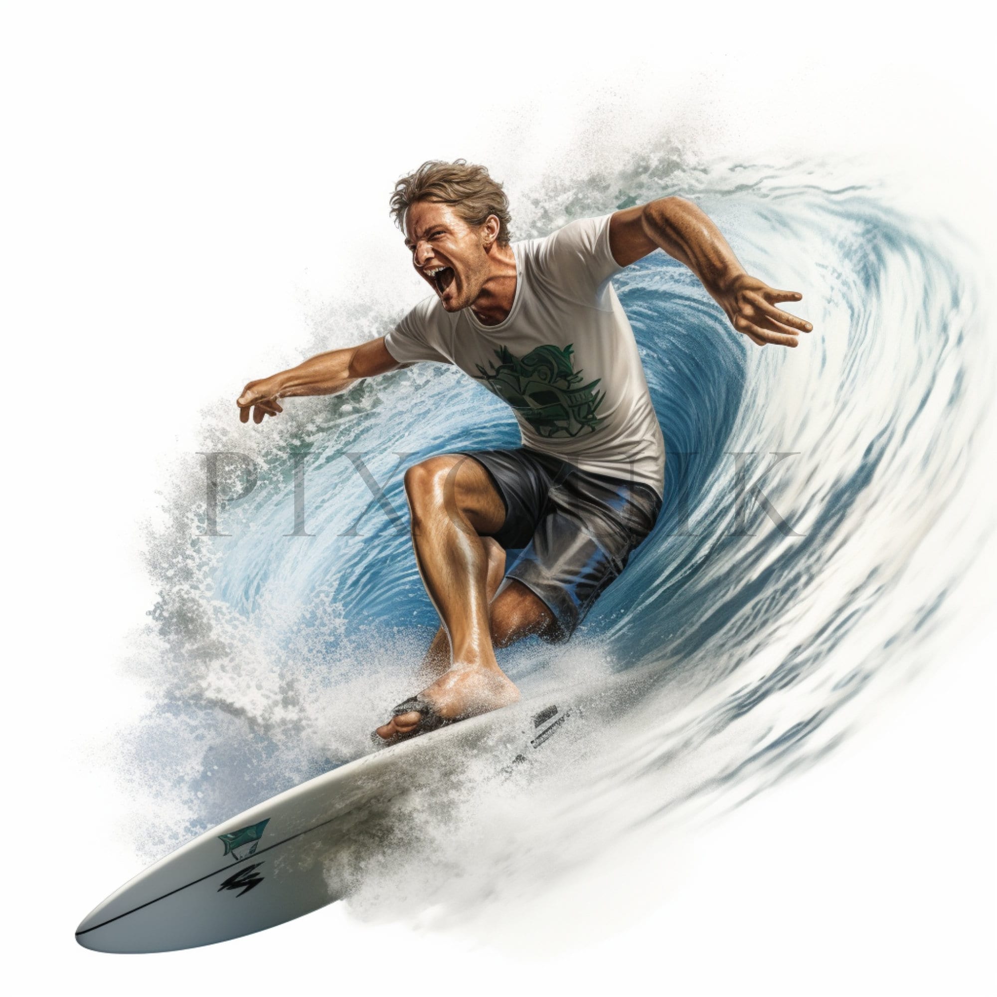 Surfing Clipart 10 High Quality Jpgs Digital Download Vacation Clipart ...