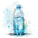Watercolor Water Bottle Clipart | 10 High Quality Jpgs | Instant ...
