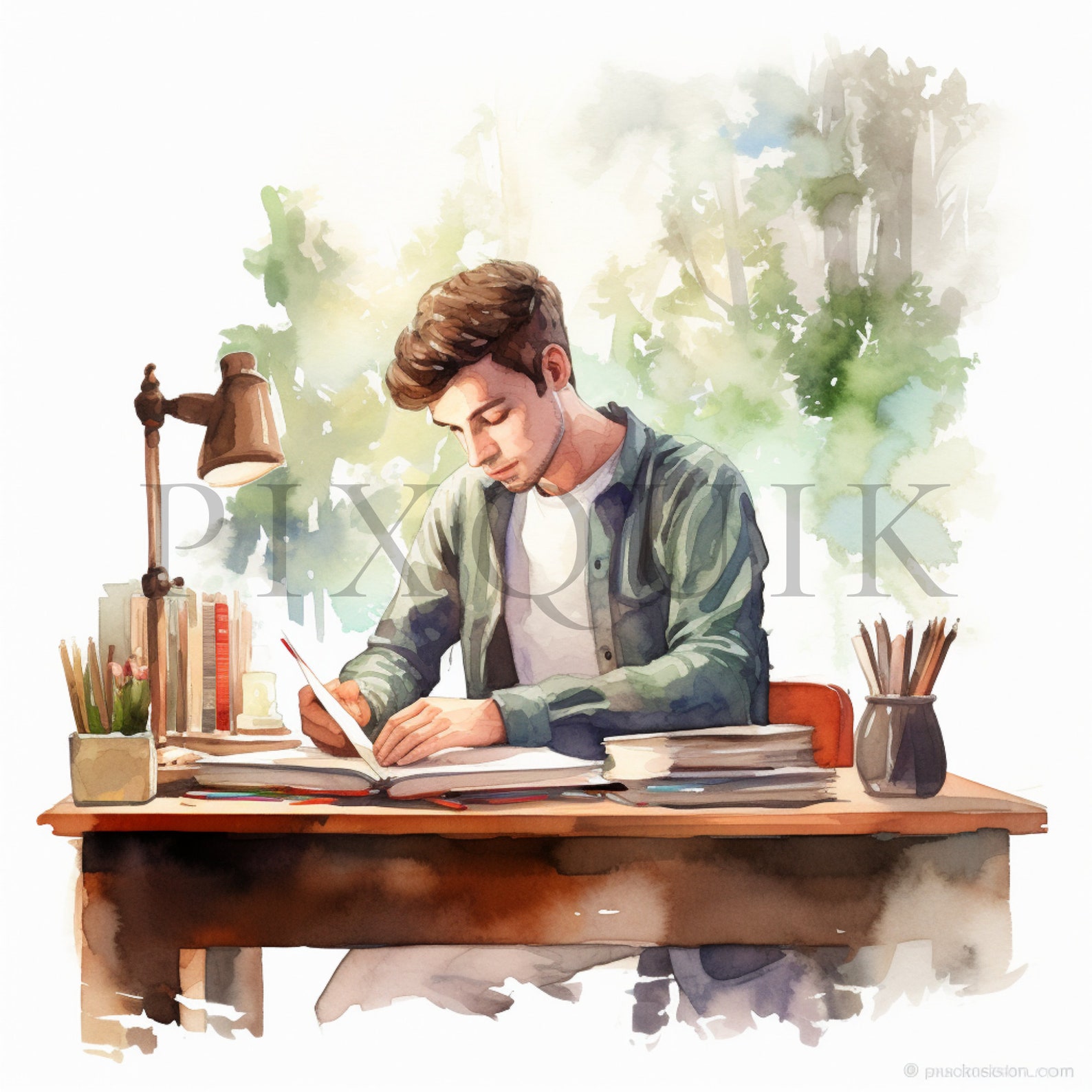 Study Clipart 10 High Quality Jpgs Digital Download Educational Clipart ...