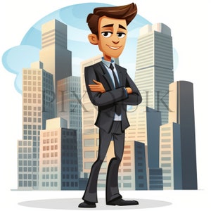 Businessman Clipart | 10 High Quality JPG | Business People Clipart | Successful People ...