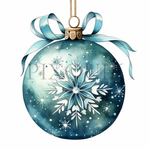 Holiday Balls Clipart | 10 High Quality Jpg's | Digital Download ...