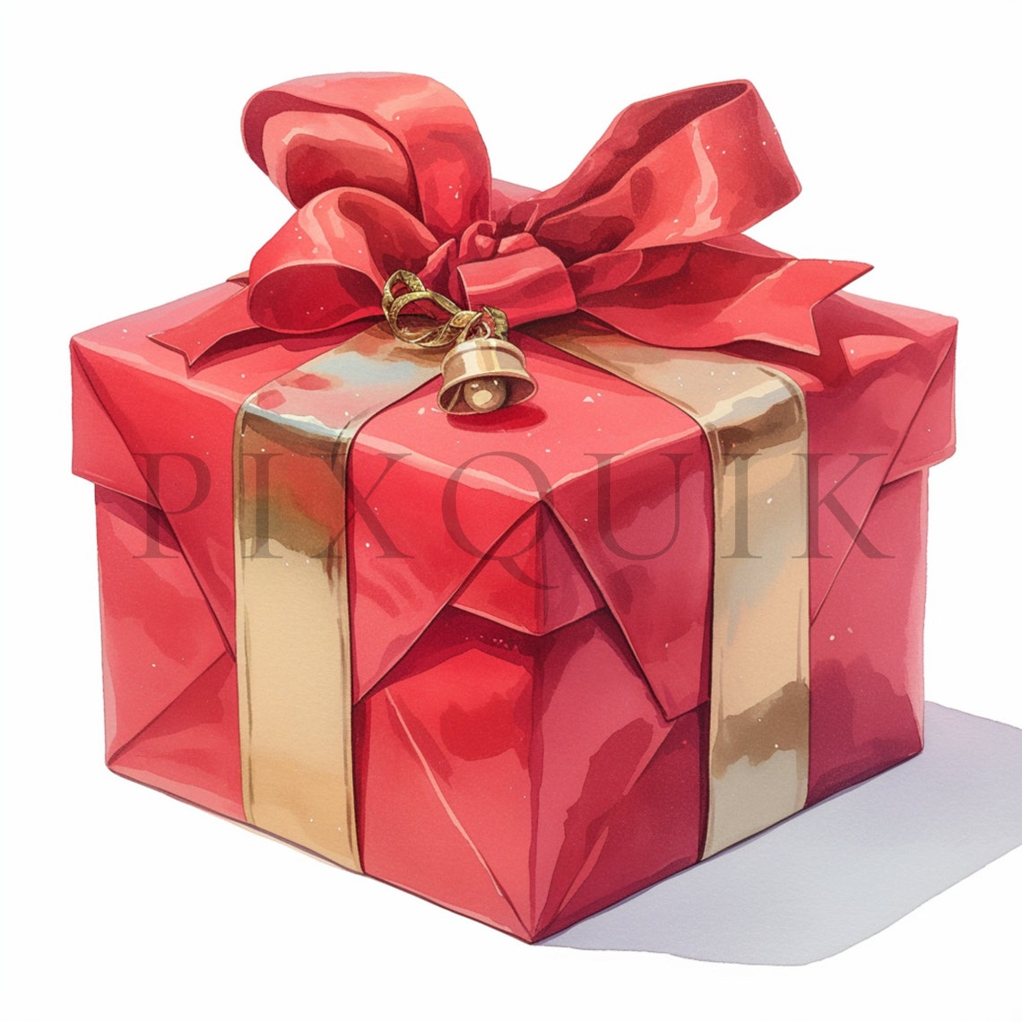 Christmas Gift Box Clipart | Holiday Present Jpgs (digital Download) - Etsy