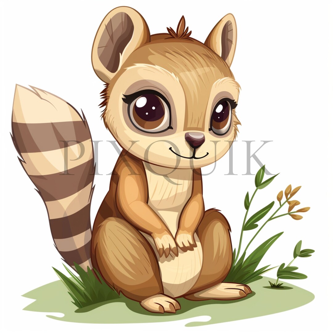 Watercolor Numbat Clipart | 10 High Quality JPG | Wild Animals | Cute ...