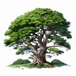 Yew Tree Clipart | Yew | 10 High Quality JPG | Yew Illustration | Tree ...