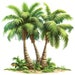 Palm Tree Clipart 10 High Quality Jpgs Coconut Trees Clipart Holiday ...