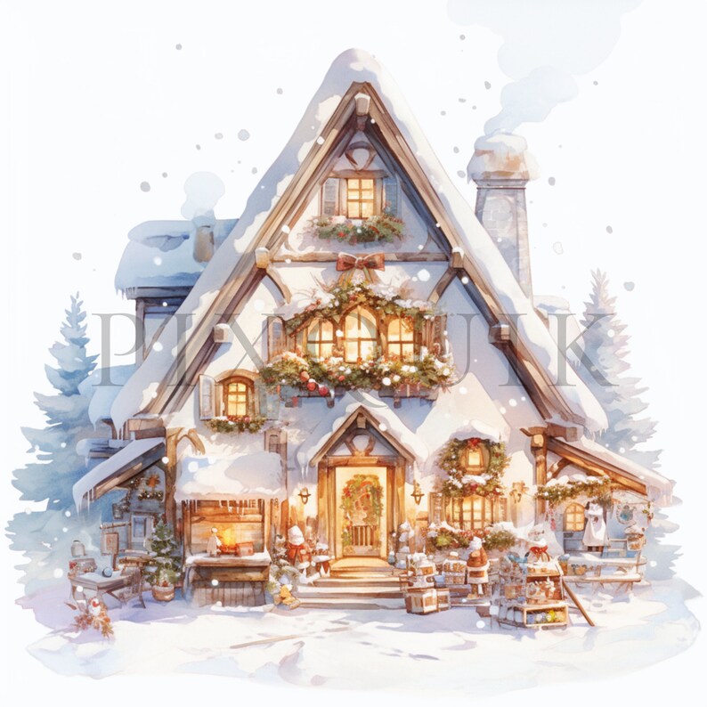 Cottagecore Holiday Clipart 10 High Quality Jpgs Digital Download ...