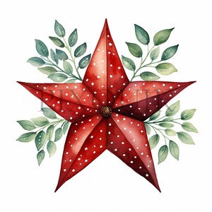 Christmas Star Clipart: Holiday JPG Images (digital Download) - Etsy