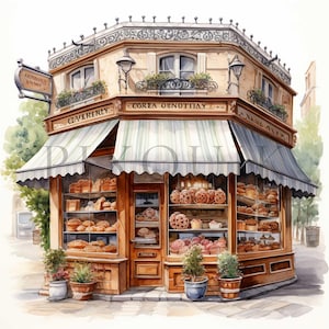 French Bakery Clipart | 10 High Quality Jpg's | Digital Download ...