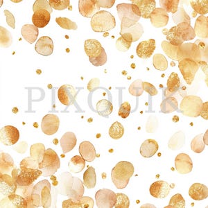 Scattered Gold Confetti With Glittering Details | 2025 Clip Art ...