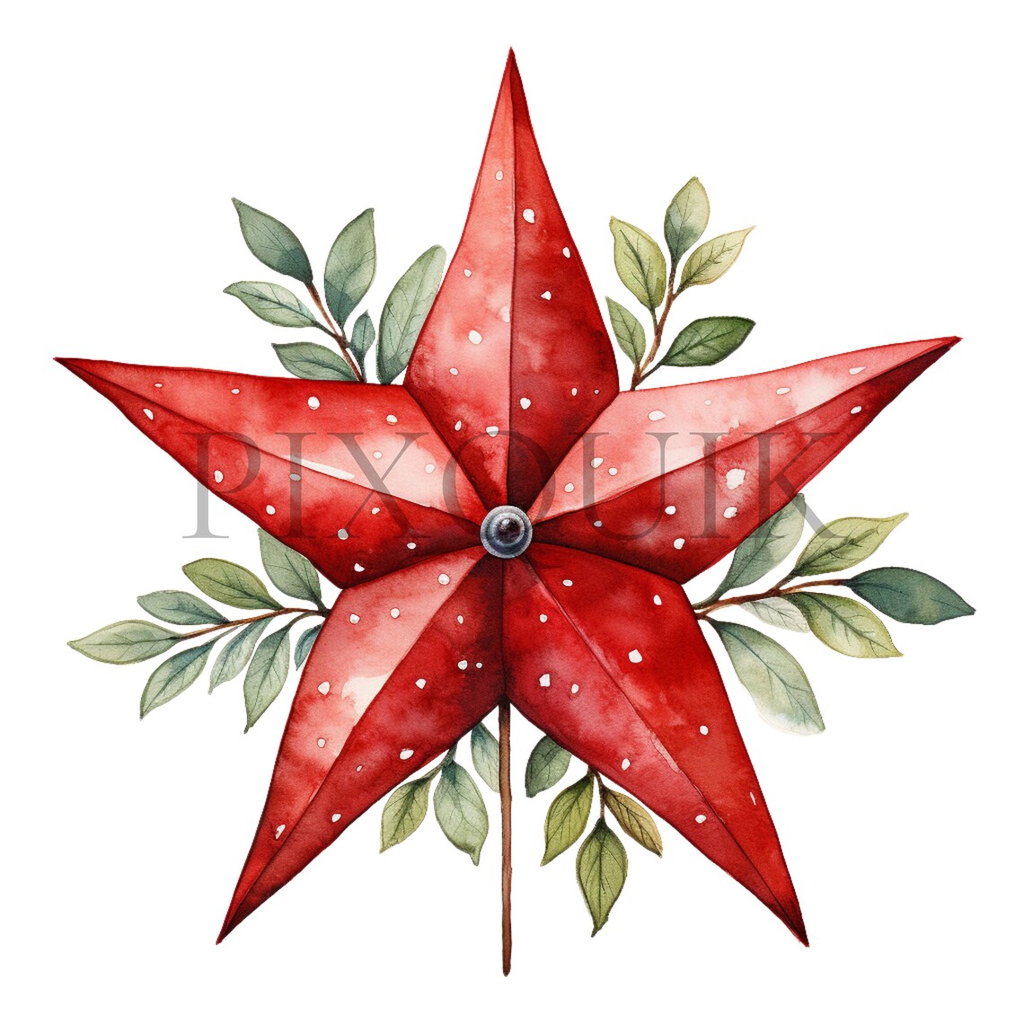 Christmas Star Clipart: Holiday JPG Images (digital Download) - Etsy