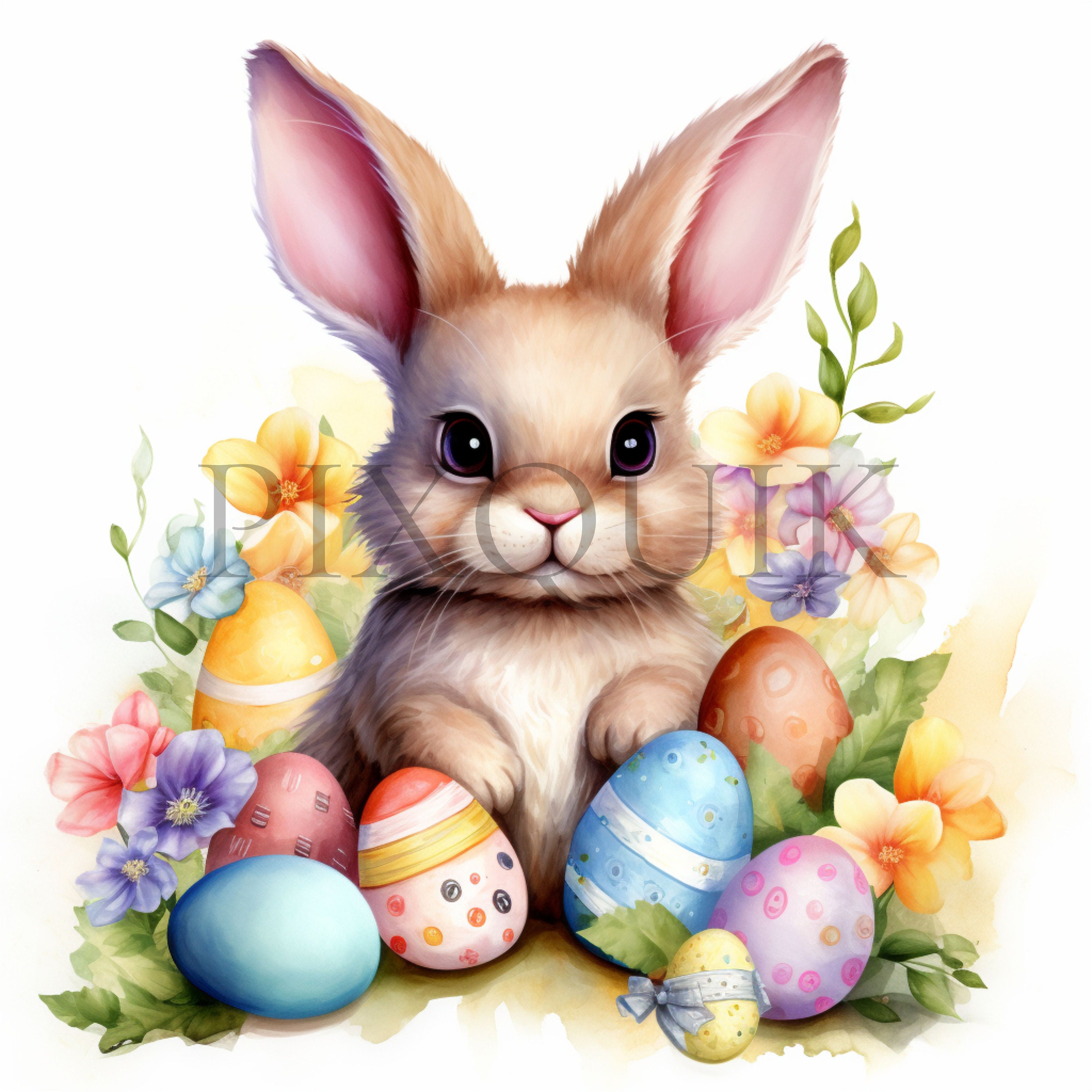 Easter Bunny Clipart 10 High Quality Jpgs Spring Clipart Easter Clipart ...