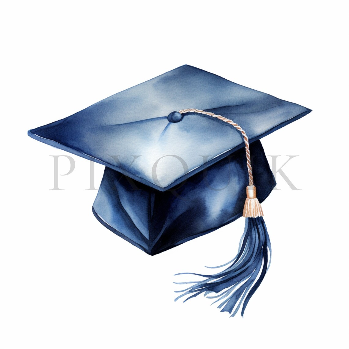 Graduation Cap Clipart 10 High Quality Jpgs Digital Download Graduation ...