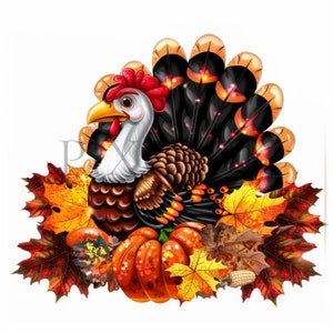 Turkey Clipart | Fall Animal | 10 High Quality JPG | Autumn | Thanks ...