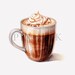 Hot Chocolate Mug Clipart | High Quality Jpgs (digital Download) - Etsy