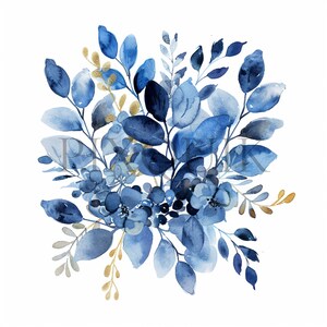 Indigo Plants Clipart | 10 High Quality Jpgs | Botanical Art | Plant ...