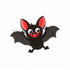 Cute Vampire Bat Clipart | 10 High Quality JPG | Vampire Bat Clipart ...