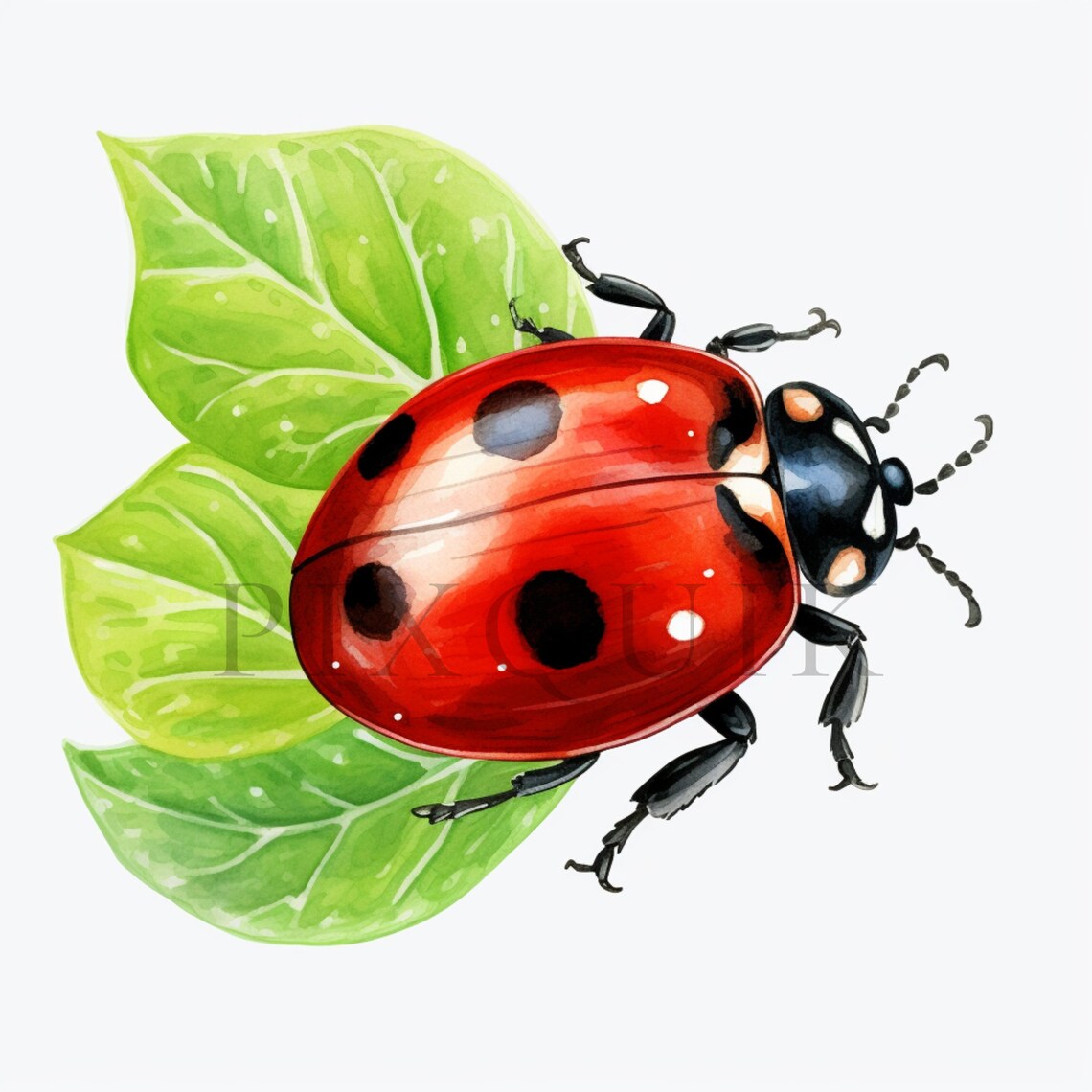 Ladybug Clipart 10 High Quality Jpgs Digital Download Ladybug Digital ...