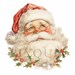 Vintage Santa Clipart | 10 Retro Christmas Jpgs (digital Download) - Etsy