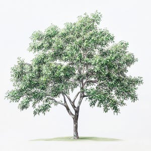 Ash Tree Clipart | 10 JPG Files | Card Making | Digital Paper Crafts ...