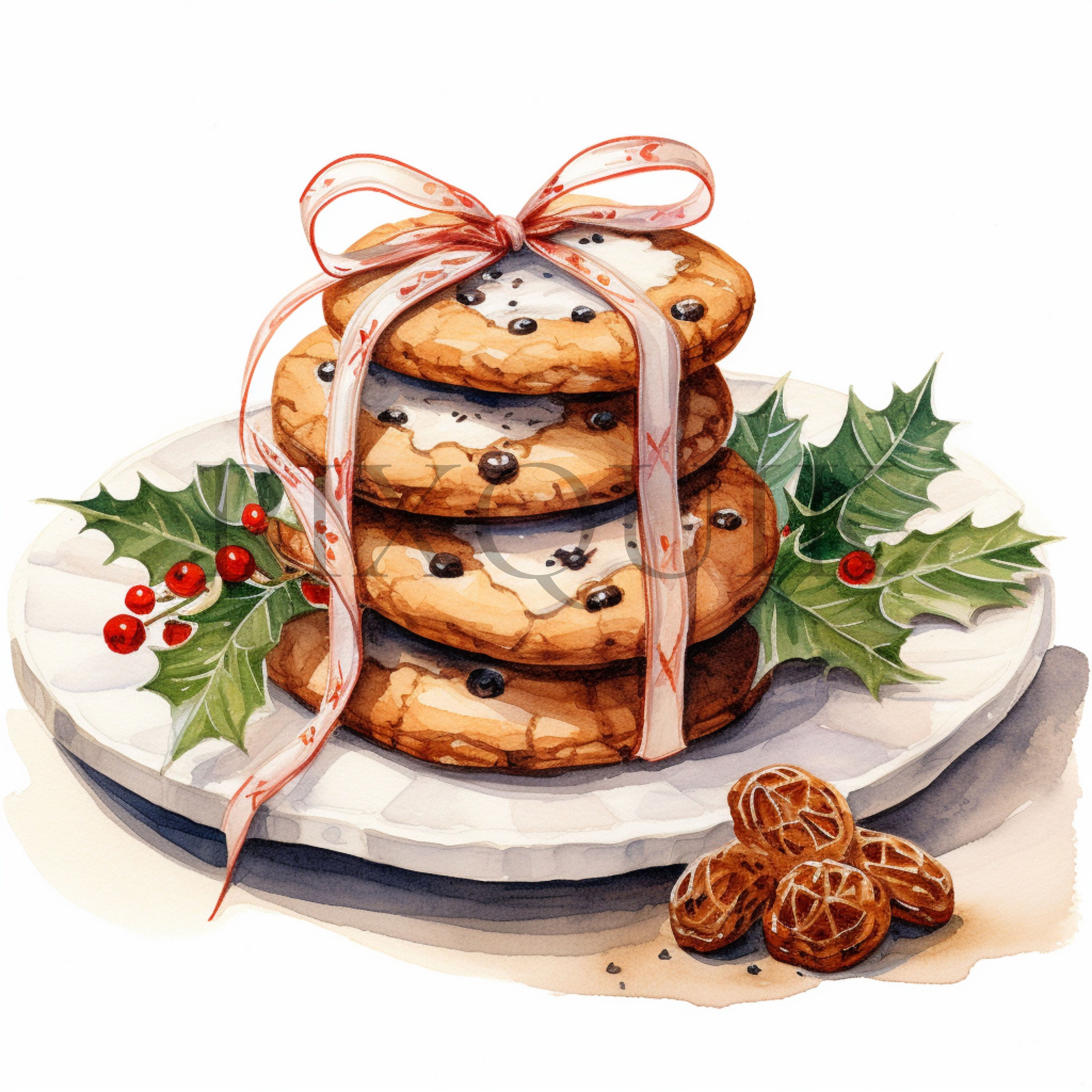 Holiday Treats Clipart 10 High Quality Jpg's Digital Download Christmas ...