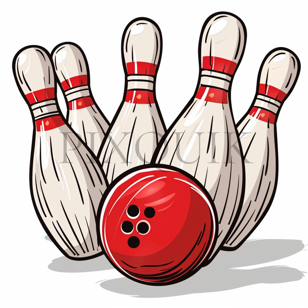Watercolor Bowling Ball Clipart 10 High Quality Jpgs Bowling Ball ...