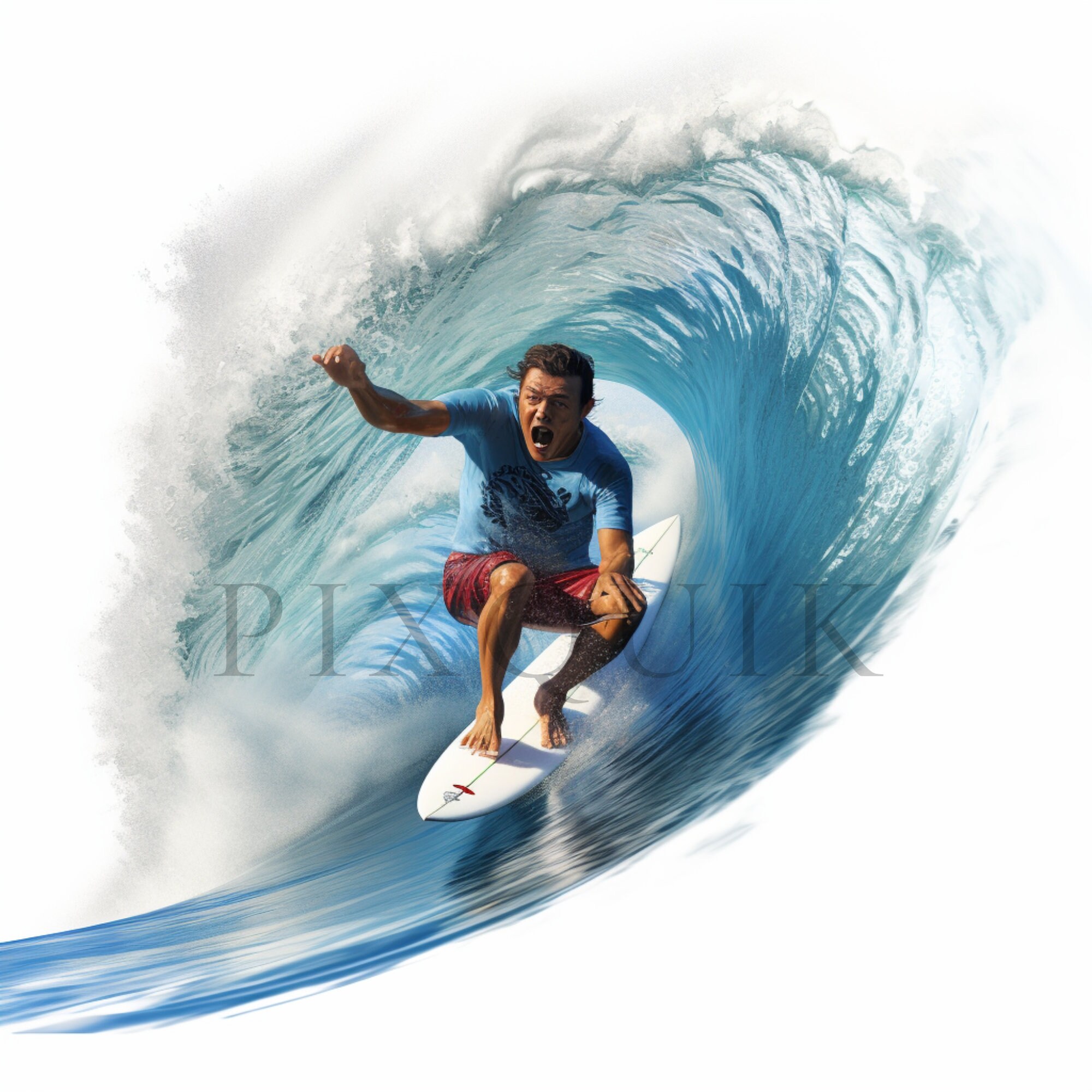 Surfing Clipart 10 High Quality Jpgs Digital Download Vacation Clipart ...