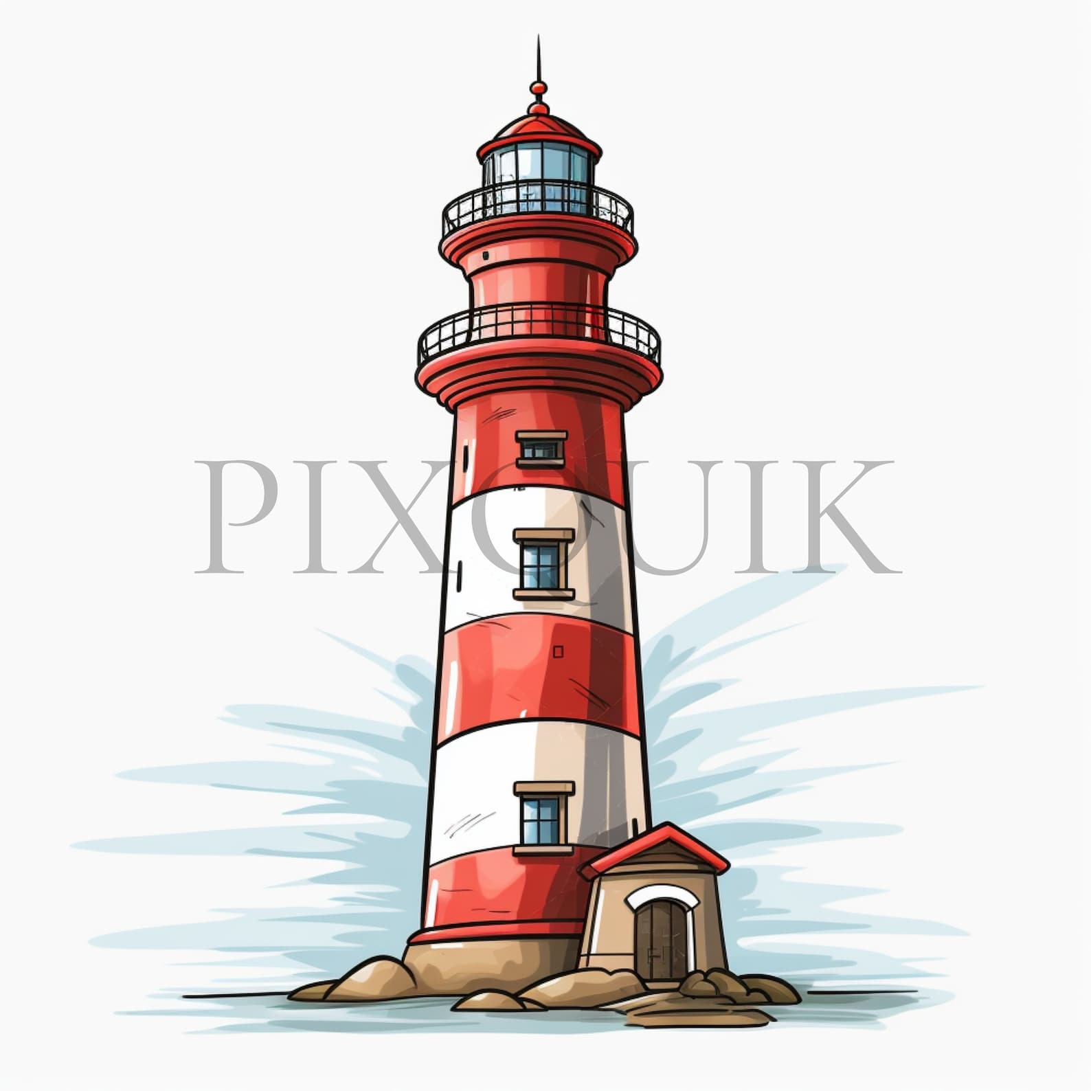 Lighthouses Clipart High Quality JPG Commercial Use, Papercraft ...