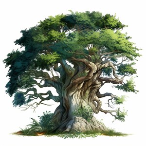 Yew Tree Clipart | Yew | 10 High Quality JPG | Yew Illustration | Tree ...