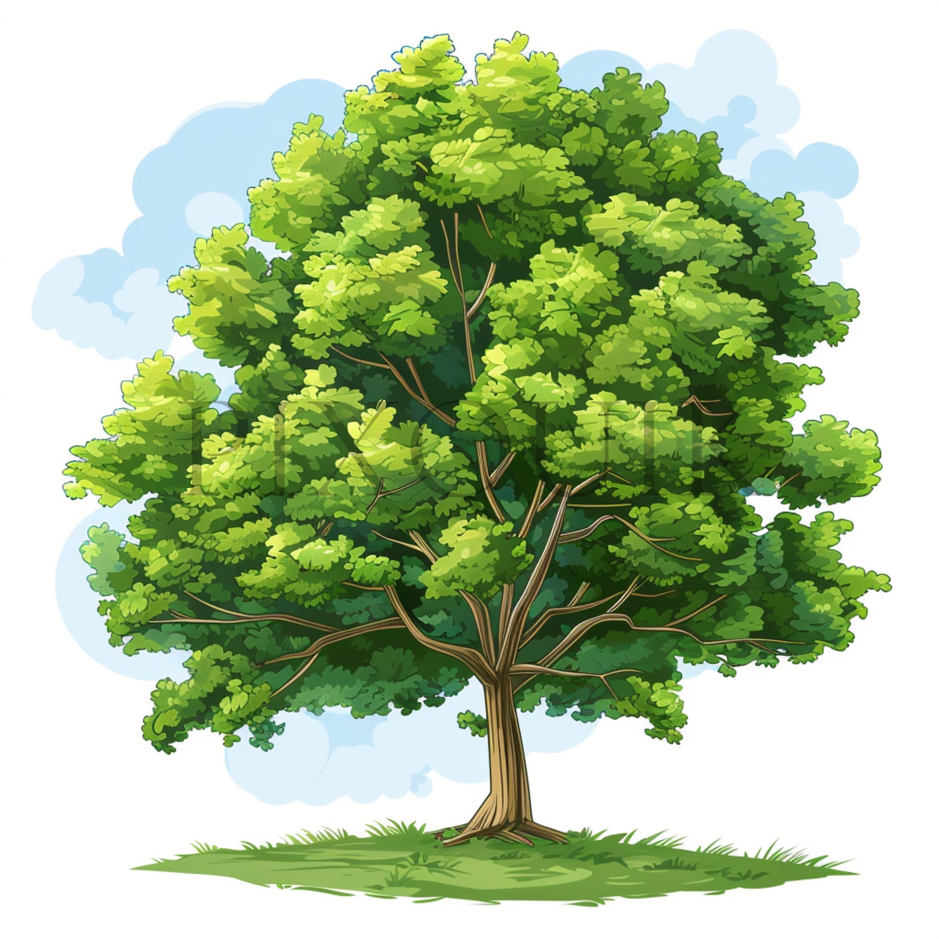 Sycamore Tree Clipart | 10 High Quality Jpgs | Sycamore Tree ...