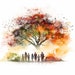 Watercolor Family Tree Clipart Set 10 High Quality Jpgs Digital ...