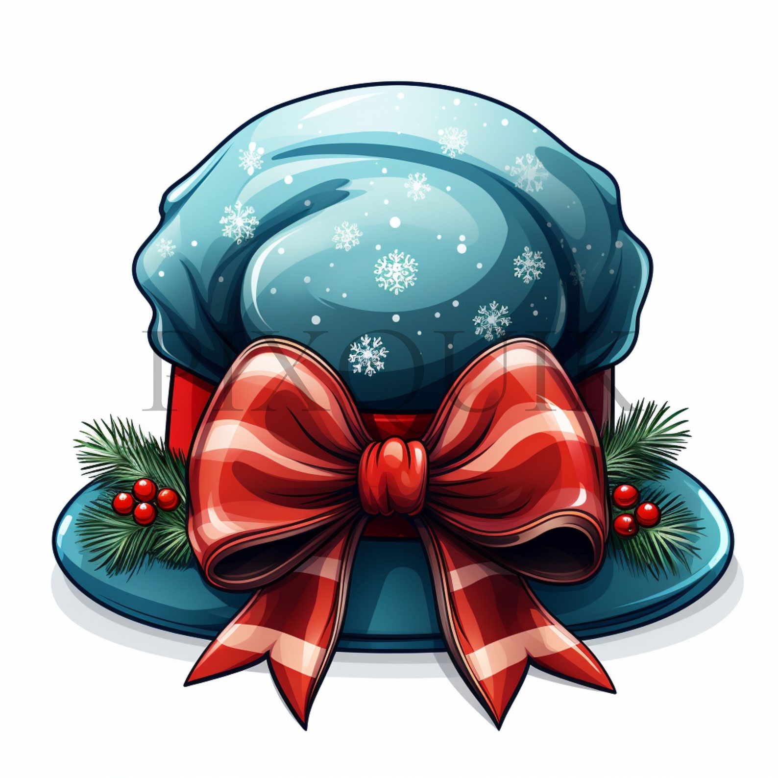 Christmas Hat Clipart | Festive Holiday Art (digital Download) - Etsy