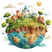 World Clipart | Earth Clipart | 10 High Quality JPG | Globe ...