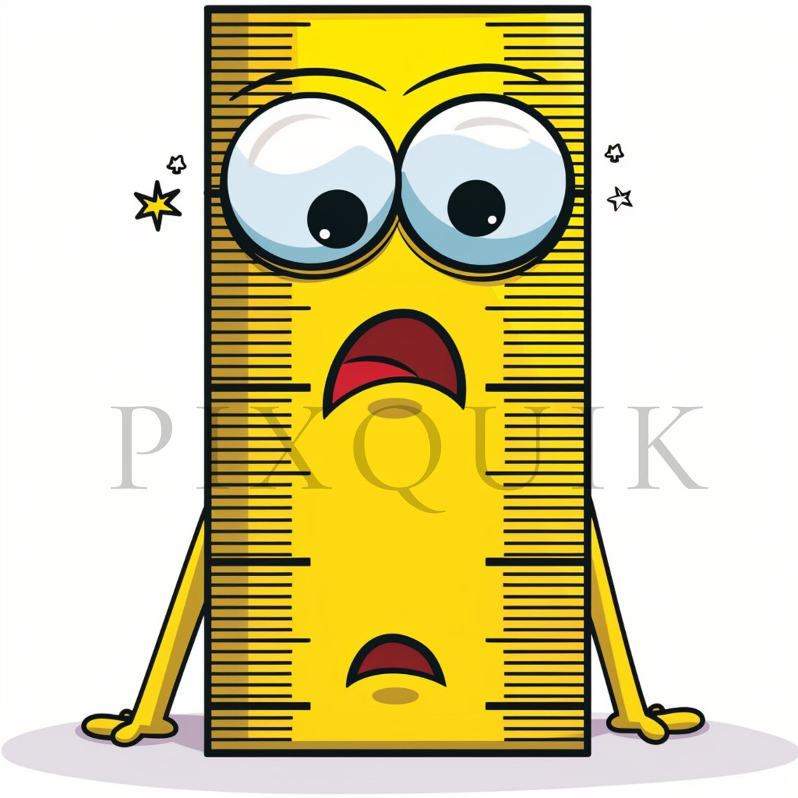 Ruler Cartoon Clipart 10 High Quality Jpgs Digital Download Back to ...