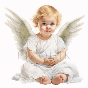 Little Angel Clipart | 10 High Quality Jpgs | Angel Clipart | Angel ...