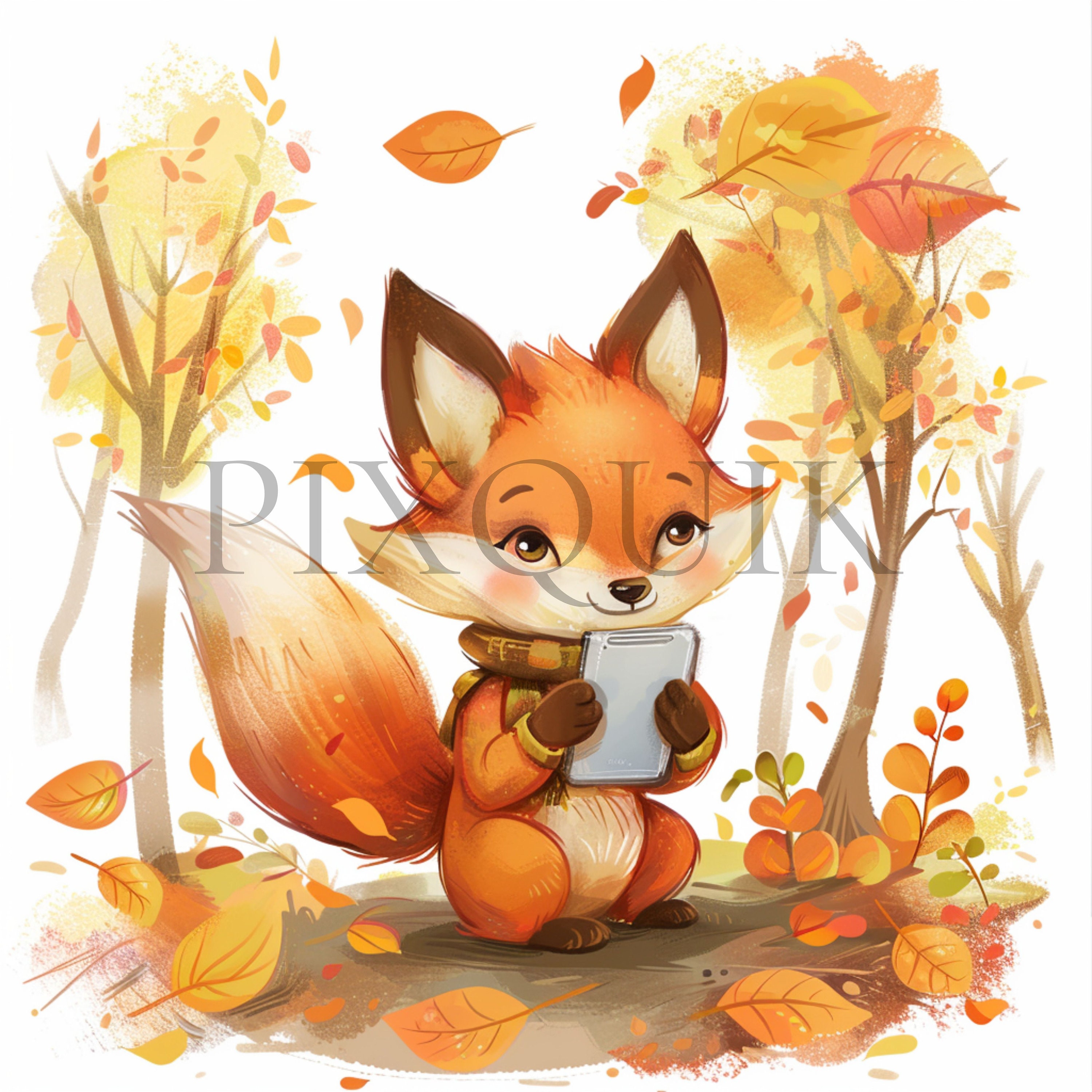 Fall Foxes Clipart Autumn Clipart Cute Fox Fox Clipart Fox Clipart ...