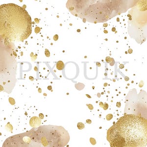 Scattered Gold Confetti With Glittering Details | 2025 Clip Art ...