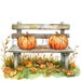 Autumn Bench Clipart | 10 High Quality Jpg's | Cozy Fall Bench ...