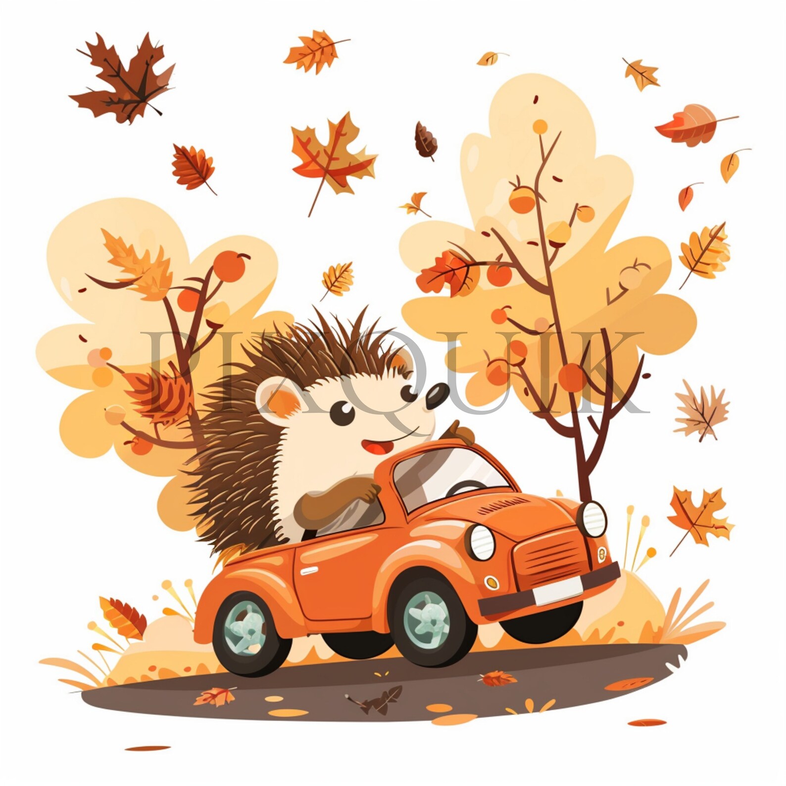 Hedgehog Clipart Fall Animal 10 High Quality JPG Autumn Animal Clipart ...