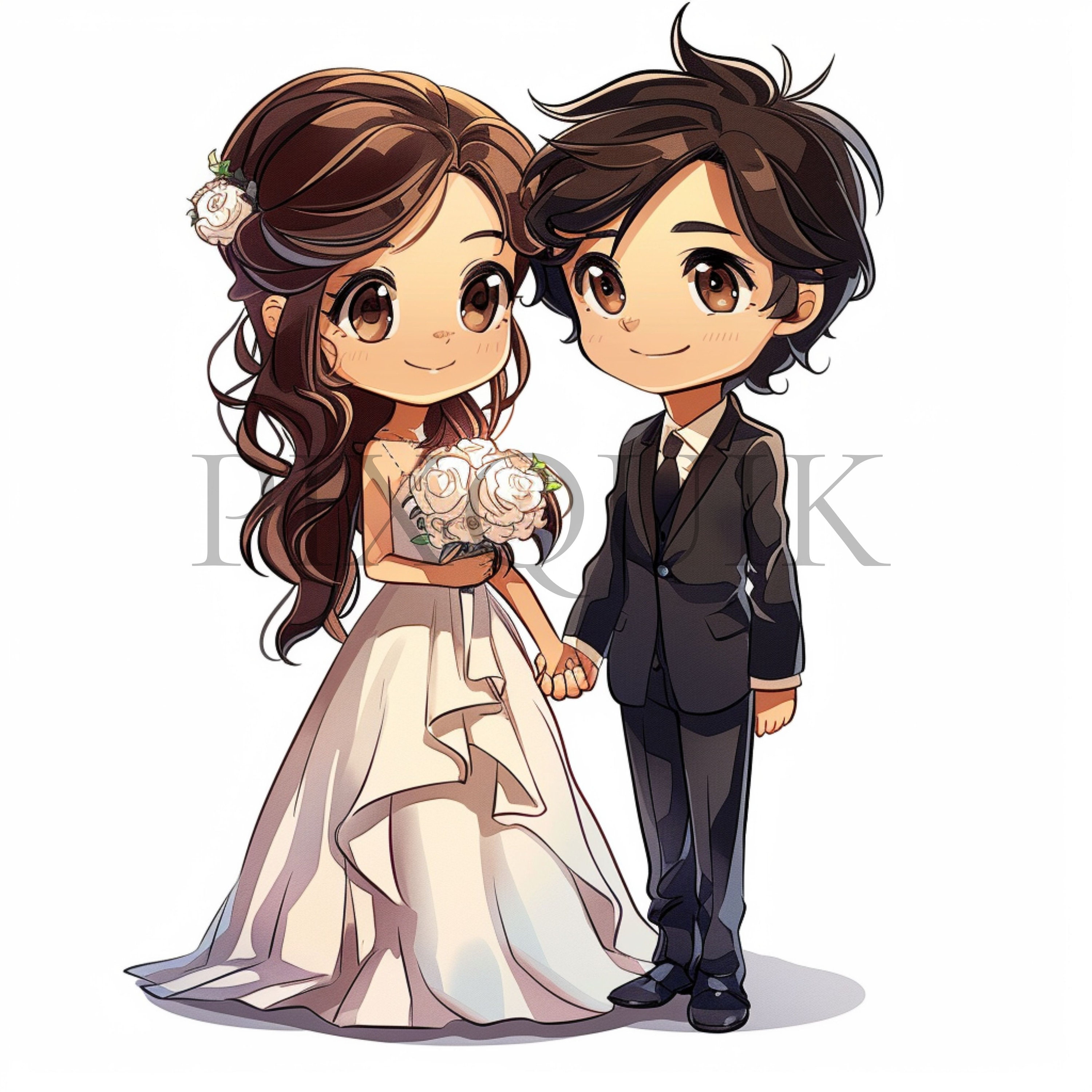 Bride and Groom Wedding Clipart 10 High Quality JPG Bridal Clipart ...