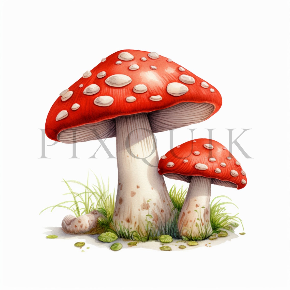 Toadstool Clipart 10 High Quality Jpgs Instant Digital Download ...