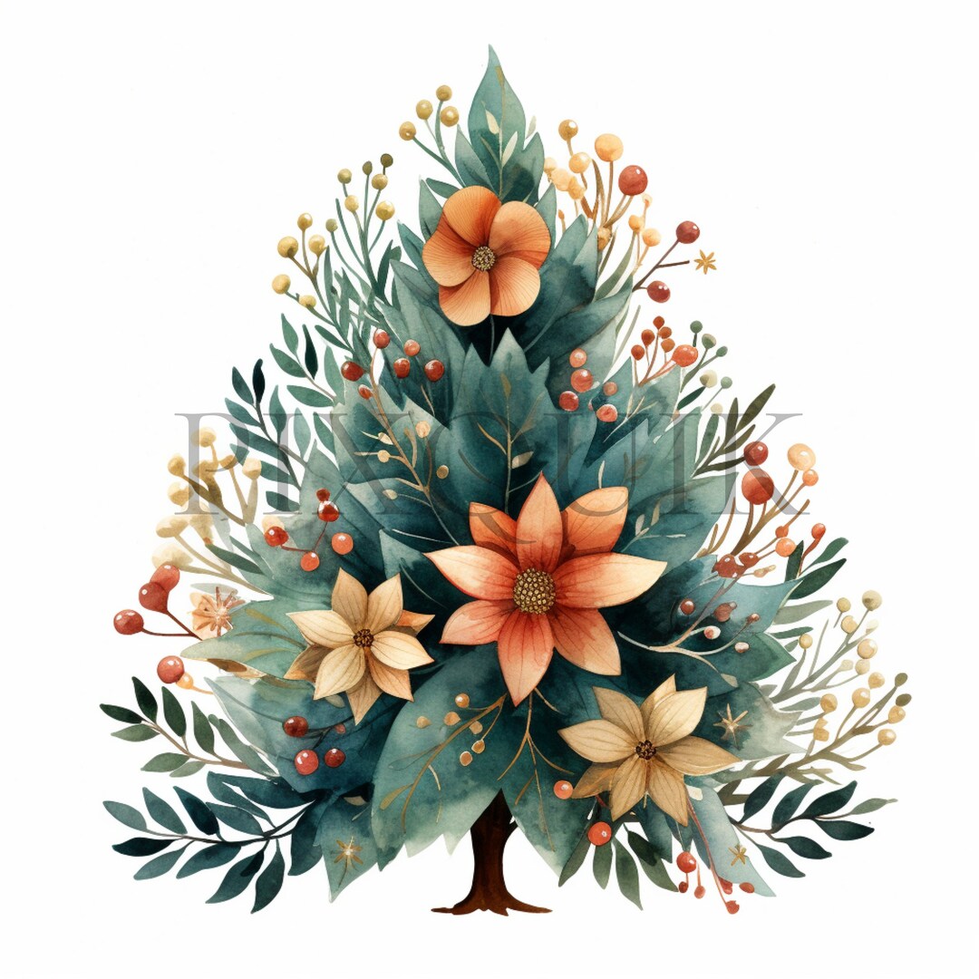 Boho Holiday Clipart | 10 High Quality Jpg's | Digital Download | Boho ...