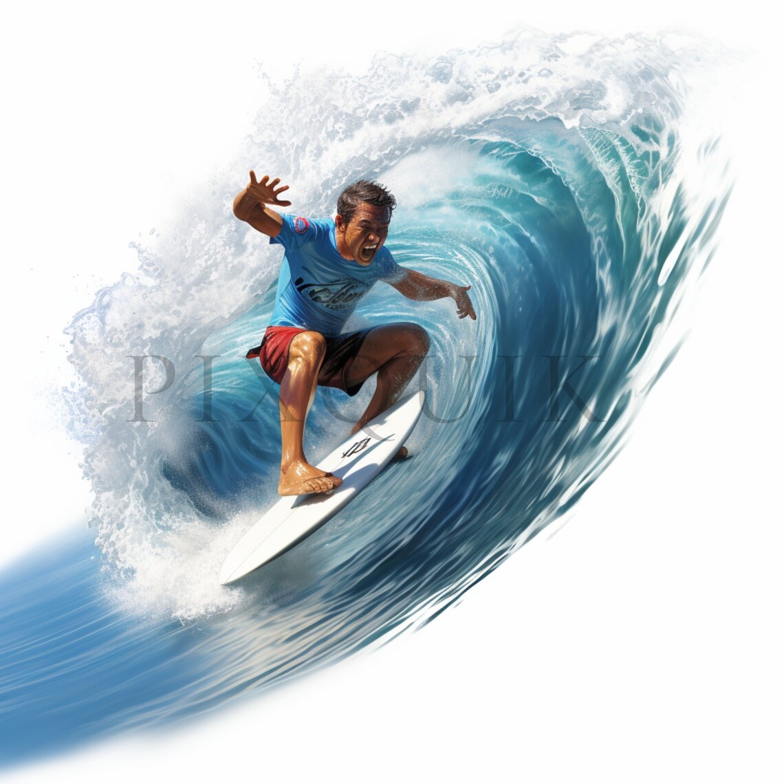 Surfing Clipart 10 High Quality Jpgs Digital Download Vacation Clipart ...