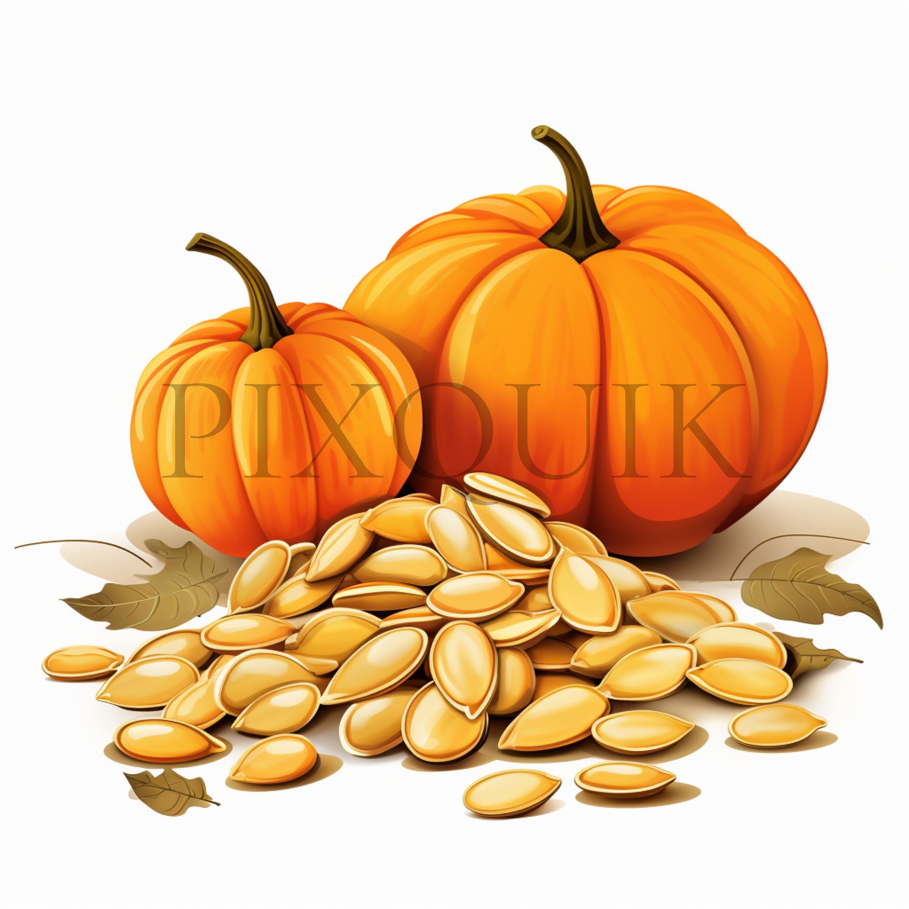 Pumpkin Seeds Clipart | Pumpkin Seeds | Pumpkin | 10 High Quality JPG ...