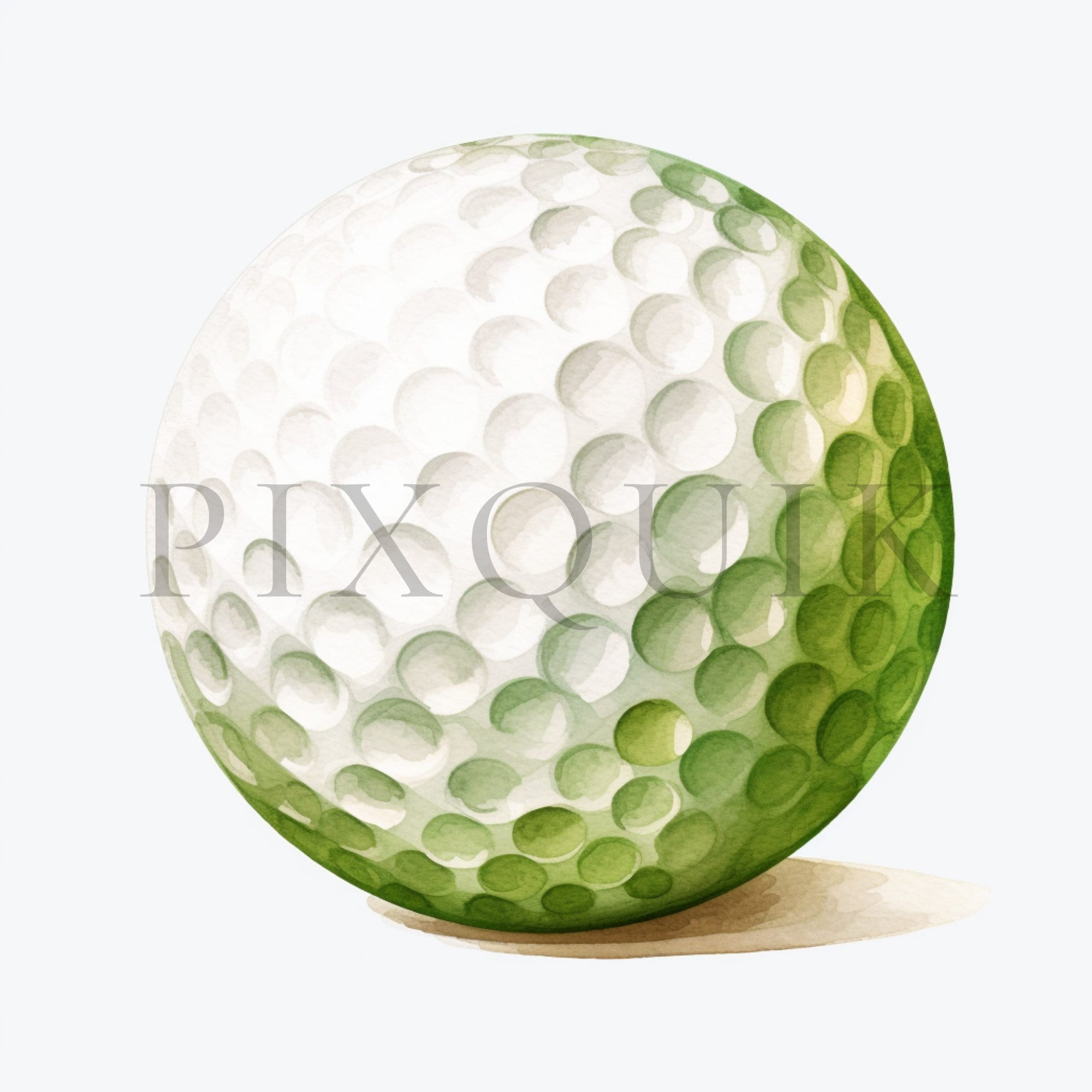 Golf Ball Clipart | 10 High-res Jpgs for Card Making (digital Download ...