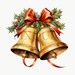 Christmas Bell Clipart | Holiday Illustration (digital Download) - Etsy
