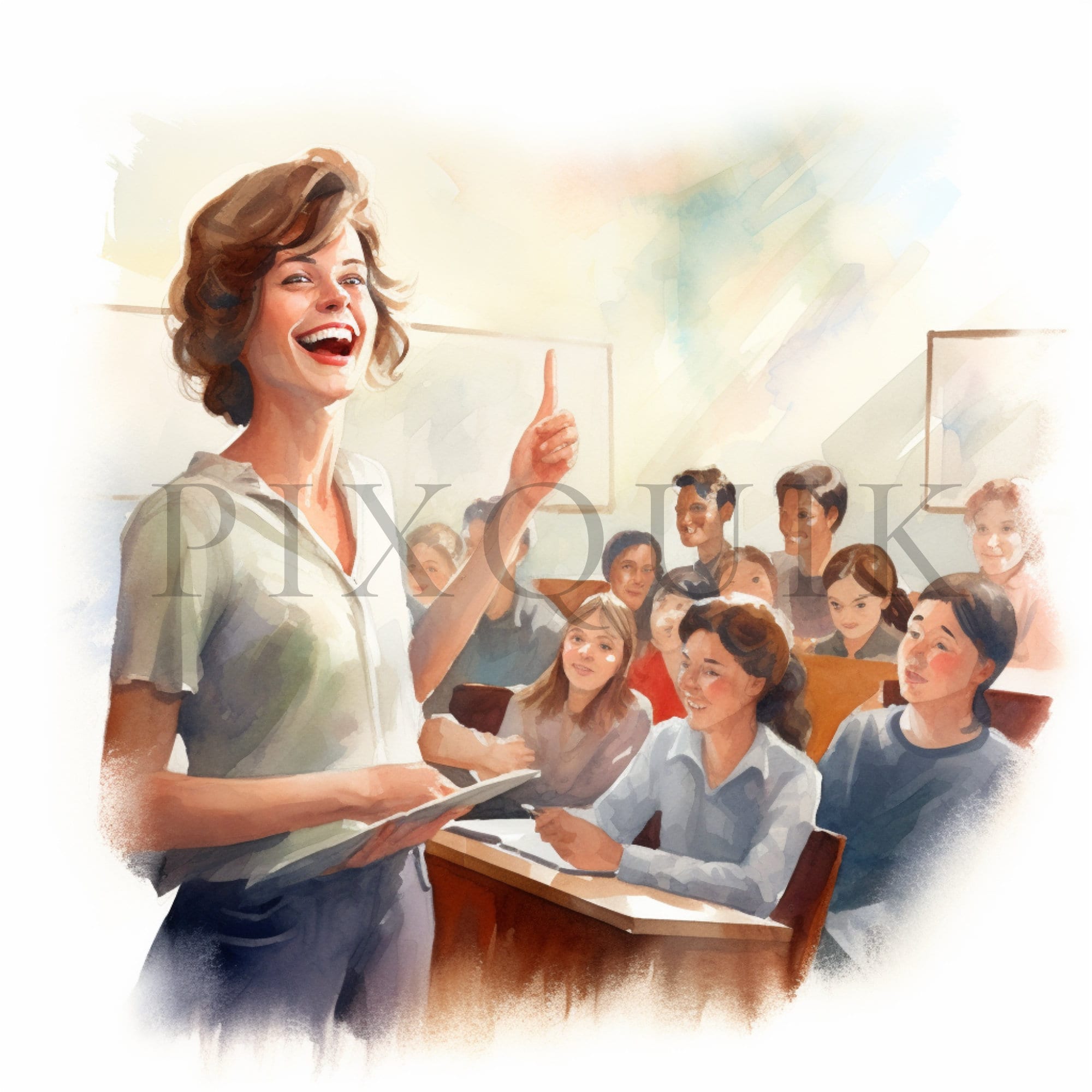 School Teacher Clipart 10 High Quality Jpgs Digital Download ...